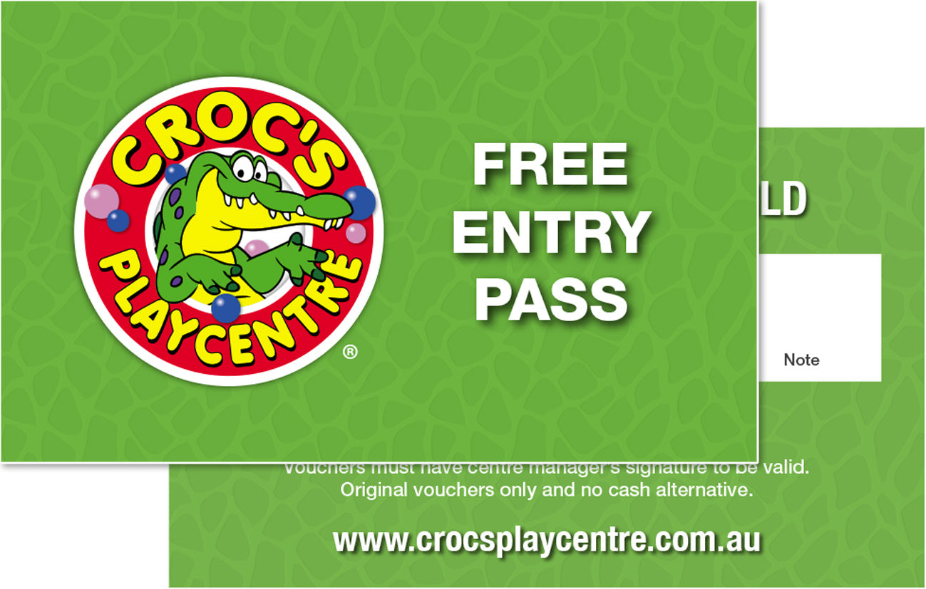 Free Entry Cards – Croc's Orders
